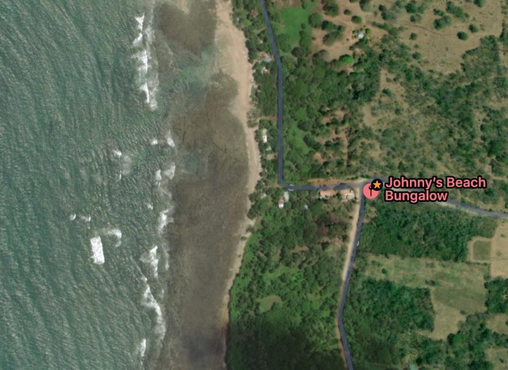 Maps - JOHNNY'S BEACH BUNGALOW
